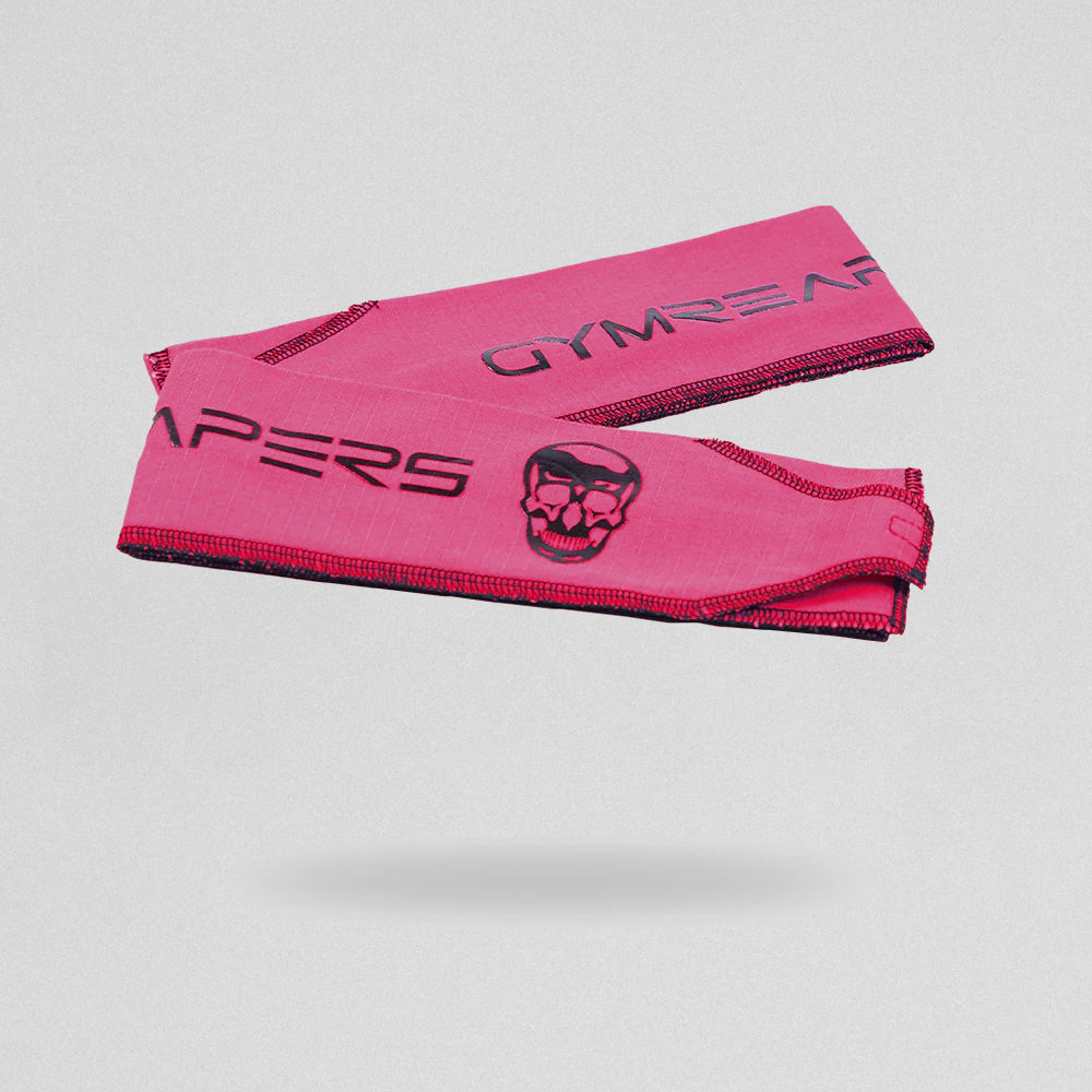 Gymreapers Strength Wrist Wraps - Adjustable Support - Pink